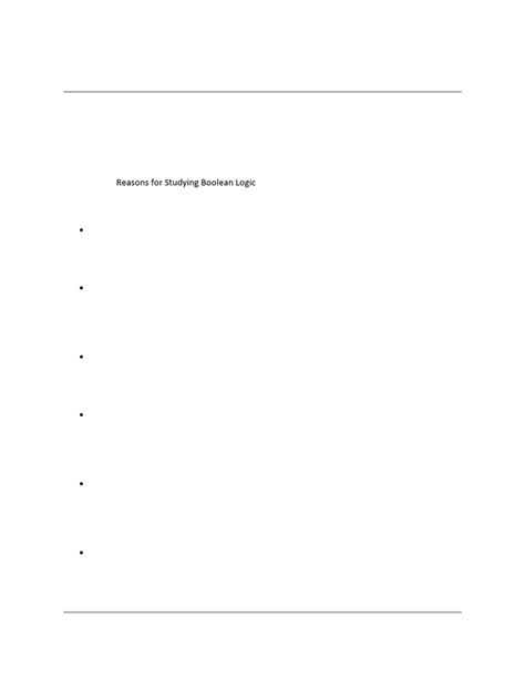 Boolean Logic And Logic Gates Notes Pdf Logic Gate Boolean Algebra