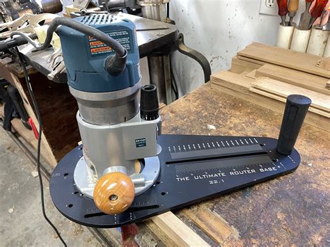 Versatile Router Base Improves Any Hand Held Router Woodworking Network