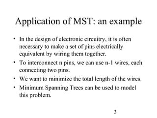 Minimum Spanning Trees Algorithm PPT