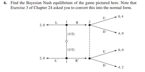 Solved Find The Bayesian Nash Equilibrium Of The Game Chegg