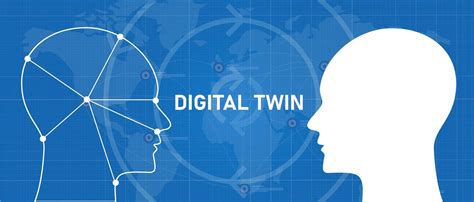Premium Vector Digital Twin Technology For Modelling Into Virtual