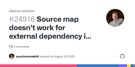 source map doesn t work for external dependency in preload script · issue 24916 · electron