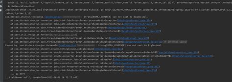 Logminer写入数据报错配置文件原因 · Issue 931 · Dtstackchunjun · Github
