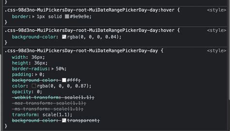 Daterangepicker Dates Jiggle When Hovering Over Spacing Fillers In First Or Last Row · Issue