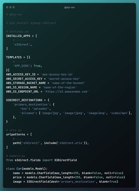 Mohamed Ali 🇵🇸🇵🇸🇵🇸 On Linkedin Python Django S3 Amazons3 Tip