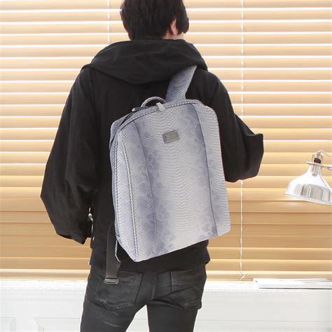 레네 남자 중학생 고등학생 패턴 스퀘어백 캐주얼 백팩 가방 이랜드몰