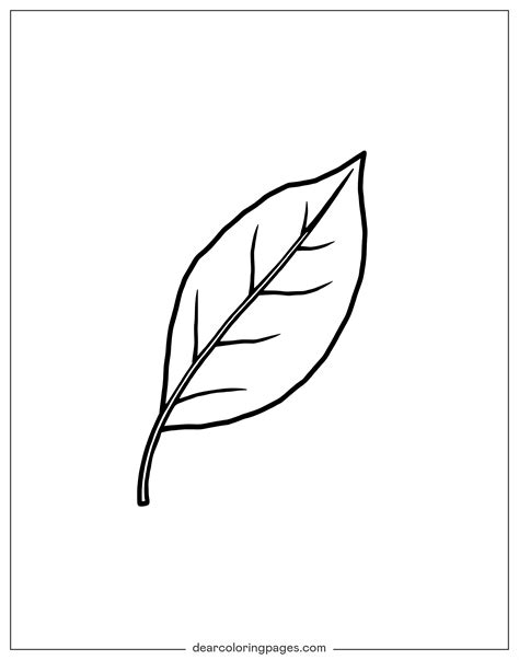 Leaf Coloring Pages 14 Free Printable Coloring Pages