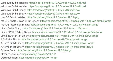 Formatting For Release Blog Post Downloads · Issue 5146 · Nodejs