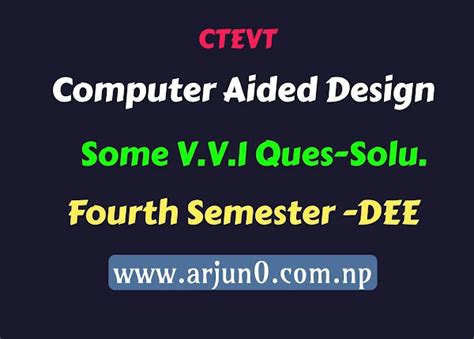 Arjun00v1 Computer Aided Design Some Vvi Question Solution Of