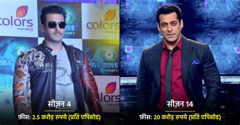 Bigg Boss Salman Khan Fees सलमान ख़ान की सीज़न 4 से लेकर सीज़न 16 तक