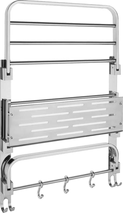 F 3 Rack Ss Folding Multi Purpose 3 Tier 15x5x24 At ₹ 3680 Standing Towel Rack In Rajkot