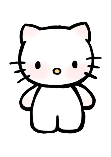 Paper Hello Kitty 1 Винтажные бумажные куклы Бумажные куклы Милые каракули