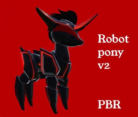 Second Life Marketplace - OP robot pony v2