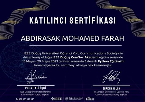 abdirasak mohamed on linkedin pythontraining ieeecomsoc