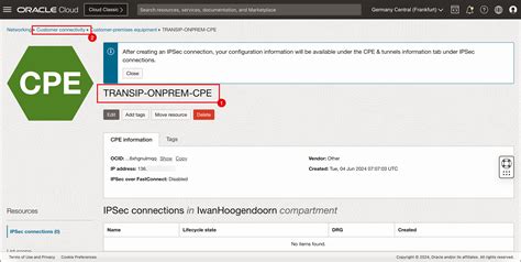 Connect On Premises To Oci Using An Ipsec Vpn With Hub And Spoke Vcn