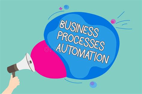 Conceptual Hand Writing Showing Business Processes Automation Business Photo Showcasing