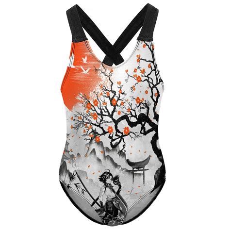 Girls Genshin Impact One Piece Swimsuit Bathing Suit Beachwear Walmart Com