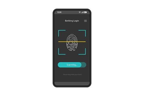 Fingerprint Scanning Smartphone App Smartphone Apps App Interface