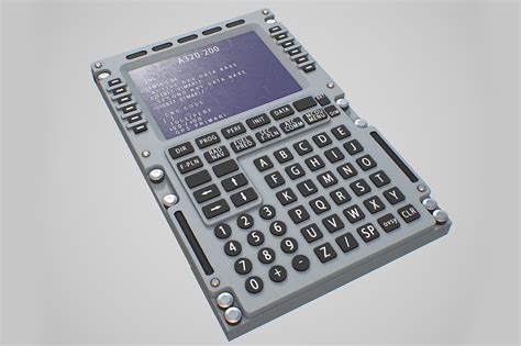 3d Model Multipurpose Control Display Unit Turbosquid 1383368