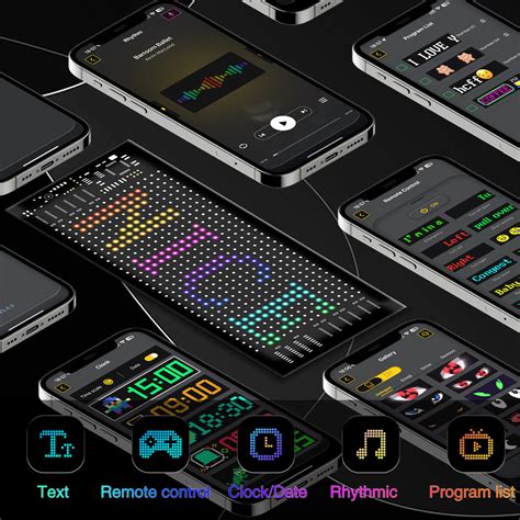 16×32 Pixels Rgb Programmable Led Matrix Panel Shine Lighting