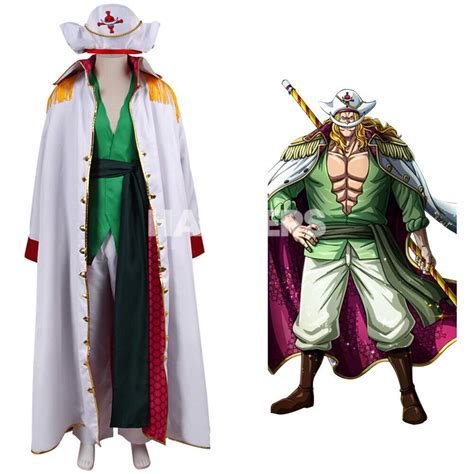 One Piece Anime Character Whitebeard Pirates Costume Full Set Etsy