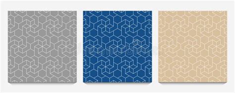 Abstract Multi Colored Star Shape Set Geometric Background Polygon Pattern Traditional