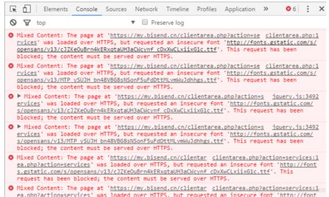 错误mixed Content The Page At ‘xxx Was Loaded Over But