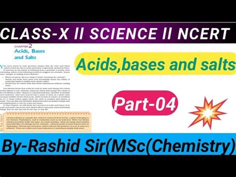 What Is Base And Its Important Properties Class Ll Properties Of Bases NCERT L Acid Base And