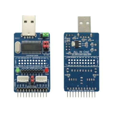 all in 1 ch341a usb to spi i2c iic uart ttl isp serial adapter module
