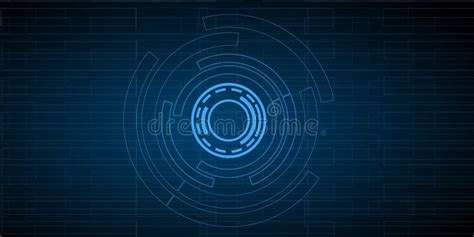 Abstract Blue Technology Background Communication Concept Stock Illustration Illustration Of