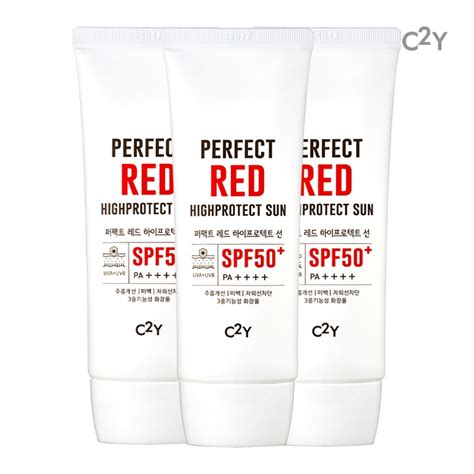 C2y 하이프로텍트 썬크림 50mlx3개 3중기능성 데일리 선크림 대용량 자외선차단제 티몬