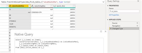 solved pivot column with two value columns condition microsoft