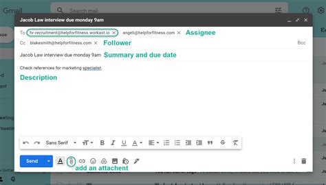 Using Email To Create A Task Help Center Workast