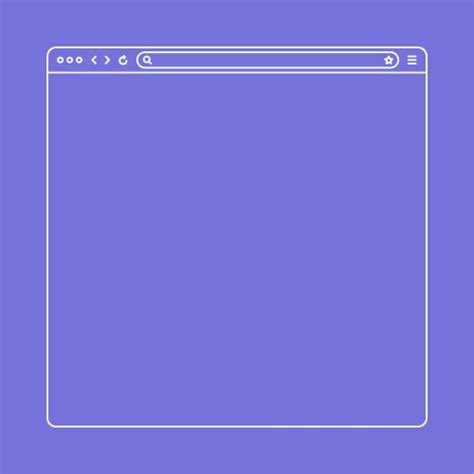 Blank Web Browser Internet Page Window Royalty Free Vector