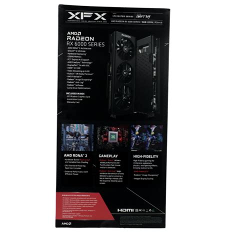 Factory Refurbished Xfx Rx 6800 Xt 16gb Swft 319 Core Gaming Graphics Card Refb Rx 68xtaqfd9