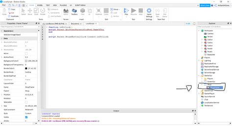 Click GUI To Open GUI Scripting Support Developer Forum Roblox