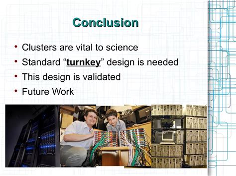 Standardized Construction Of Hpc Clusters For Academic Usage Ppt