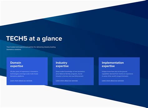 Tech5 Biometric Modalities On Behance