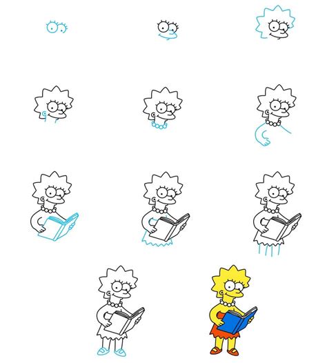 17 Easy Lisa Simpson Drawing Ideas Drawing Photos