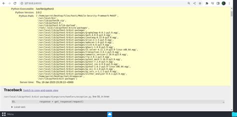 Information Disclosure Vulnerability In Mobsf Sensitive Information