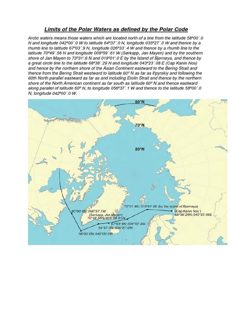 Limits Of The Polar Waters As Defined By The Polar Code Pdf