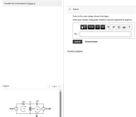 solved consider the circuit shown in figure 1 part a solve for the