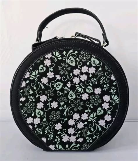 Exclusive Ruby Shoo Alberta Handbag In Black Botanics Immaculate And Beautiful Bag £29 99