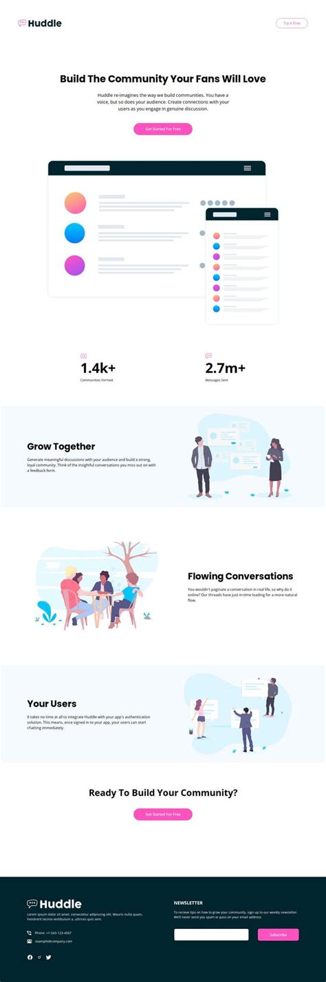 Frontend Mentor Responsive Huddle Curved Using Css Grid Flexbox