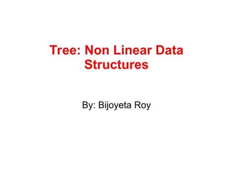 Trees In Data Structures Ppt