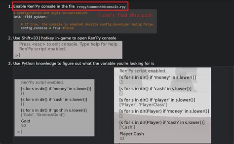 Tool Ren Py RenPy Cheat Generator F95zone
