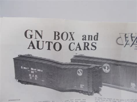 Westerfield 2851 ~ Great Northern Gn 50 Ss Box Car Kit ~ Ho Scale