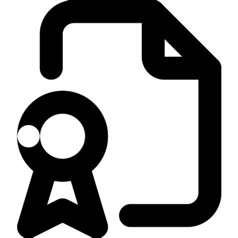 File Certificate Icon Svg Png Free Download