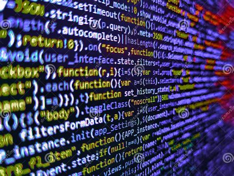 computer code on laptop web developing python programming developer