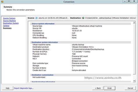 การใช้งานโปรแกรม Vmware Vcenter Converter Standalone P2v Physical To Virtual Step By Step